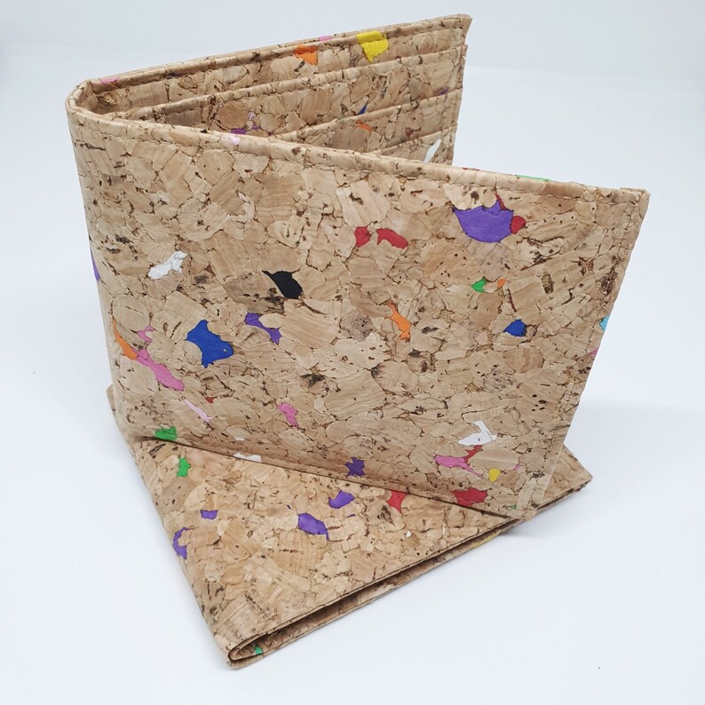 Cork Wallet Simple Bi Fold Wallet Handmade Eco-friendly & - Etsy