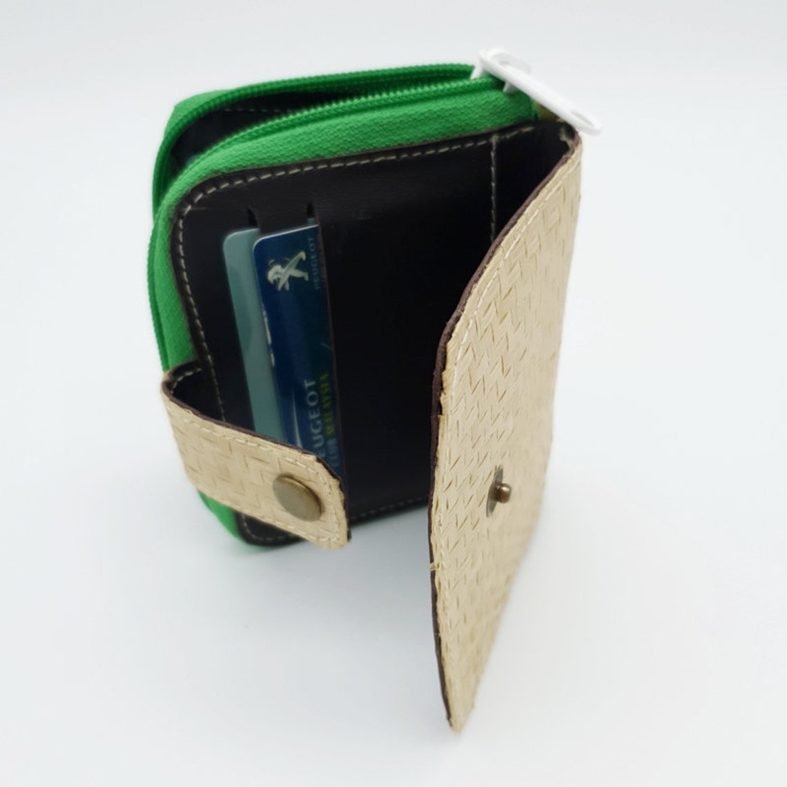 Bamboo Wallet Purse Handmade Eco-Friendly & Sustainable | Etsy