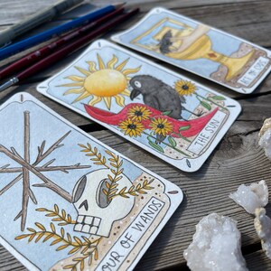 Custom Hand Painted Tarot Cards - Etsy