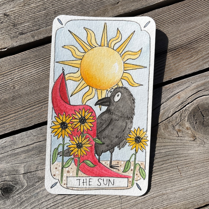 Custom Hand Painted Tarot Cards - Etsy