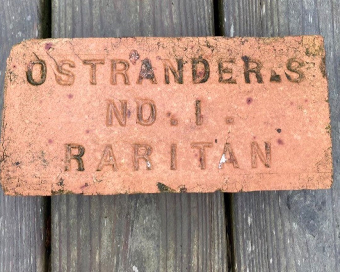 Reclaimed Brick OSTRANDER Troy New York Vintage Handmade 100 Years Ago ...