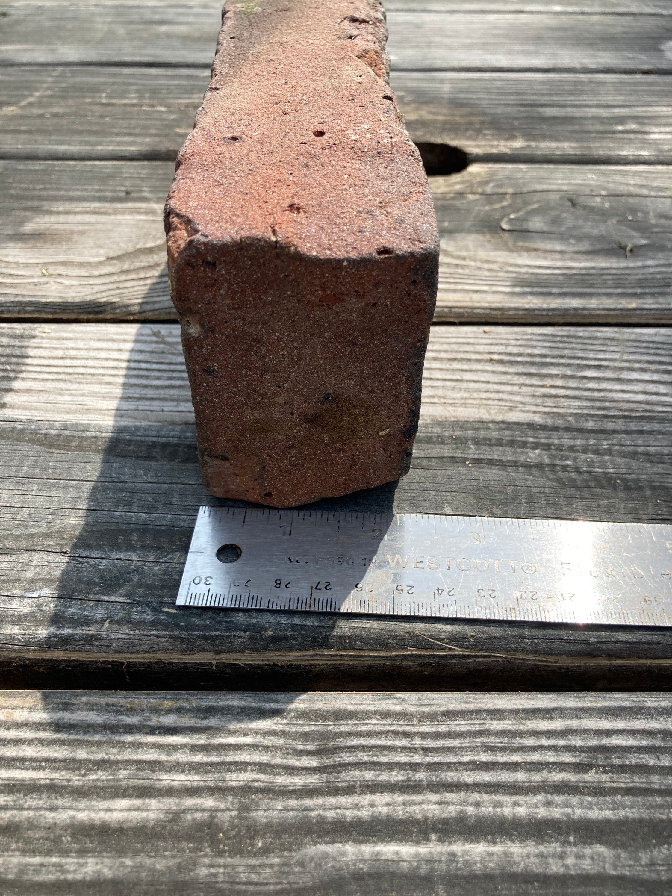 Reclaimed Brick 100 Year Old E.F. Red Vintage Handmade Brick - Etsy