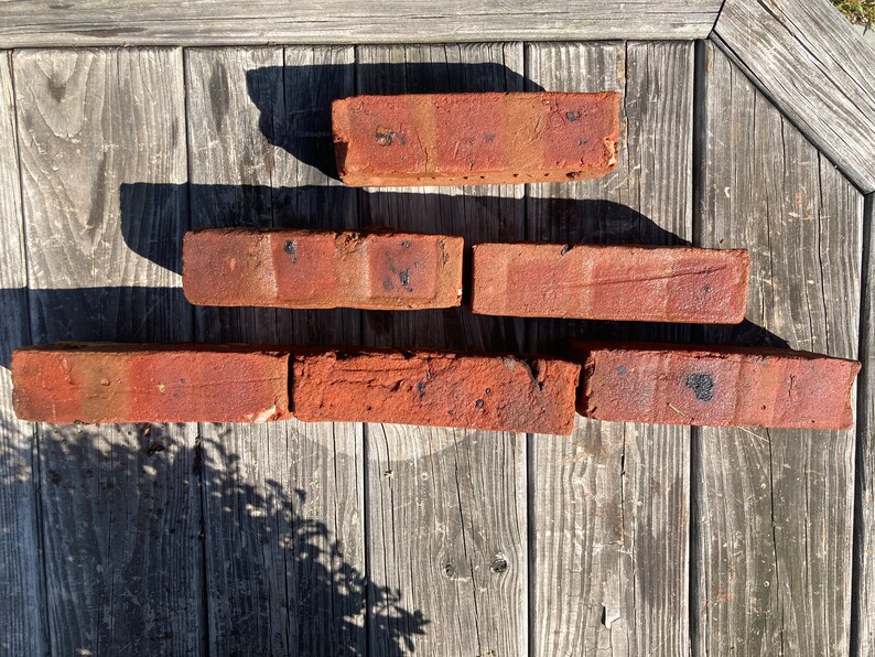 Reclaimed Bricks Matawan New Jersey Close Vintage Hand Made 6 Bricks - Etsy