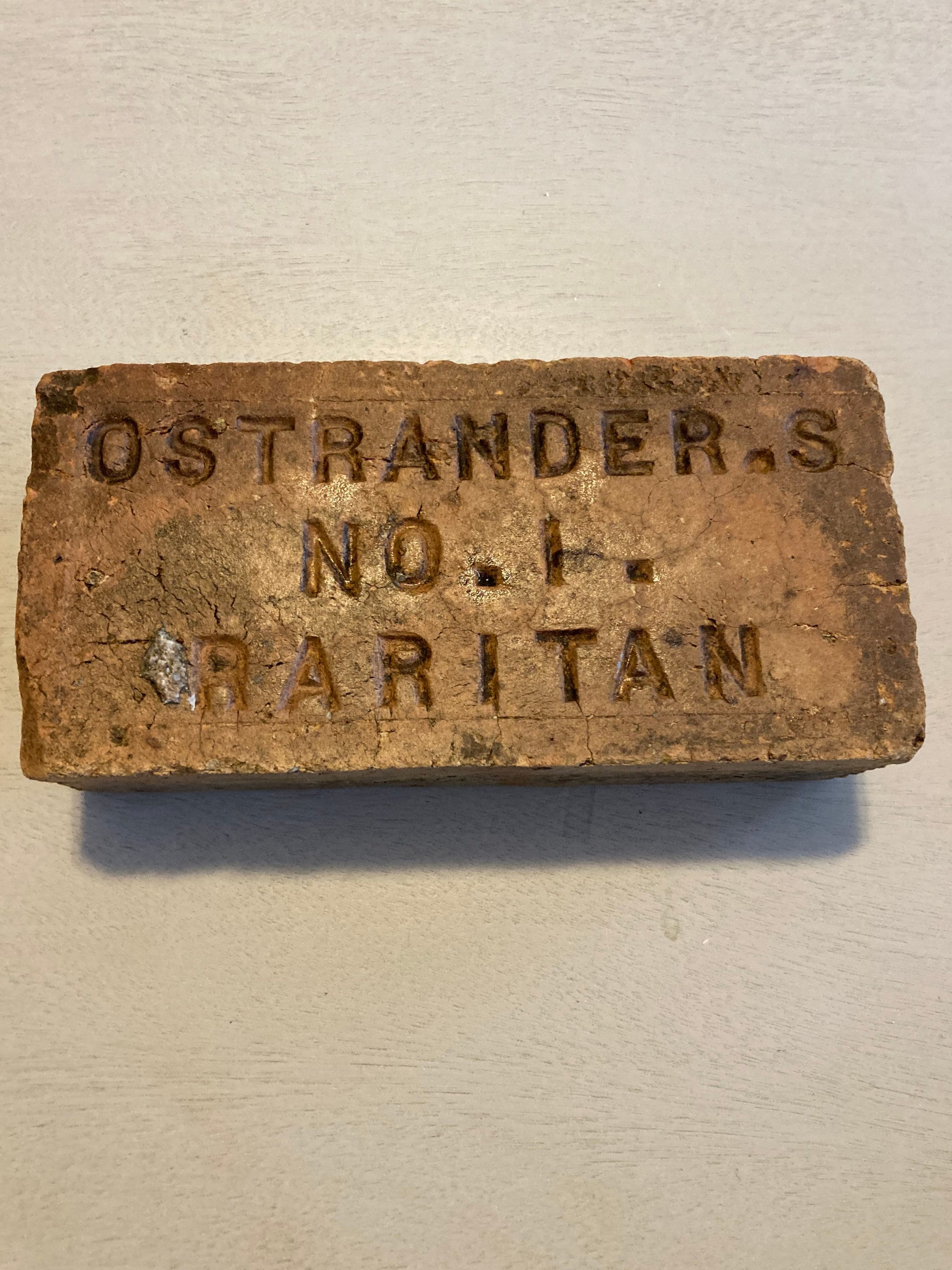 Reclaimed Brick OSTRANDER Brock Co. Troy NY 100 Year Old Vintage ...
