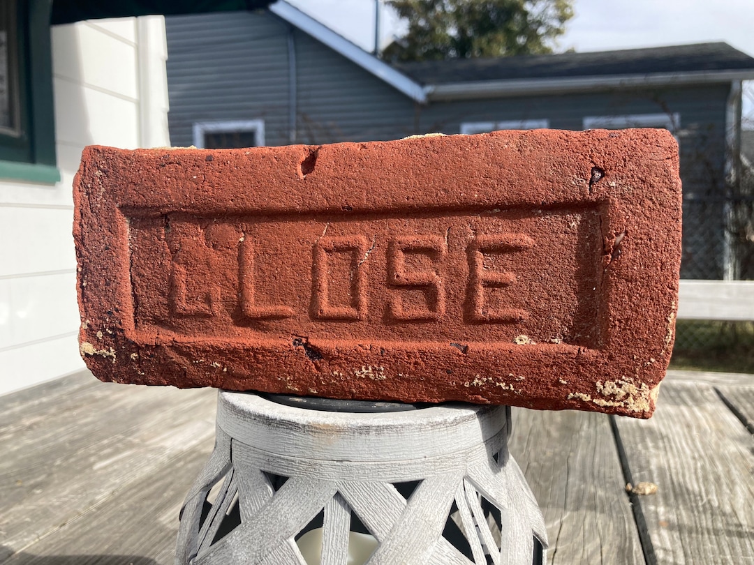 Reclaimed Brick Close 100 Year Old Red Clay Brick Hand Made - Etsy