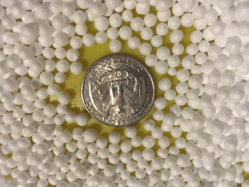 Slime Styrofoam Beads for Slime Micro Styrofoam Balls 40 Oz, Silver 3d ...