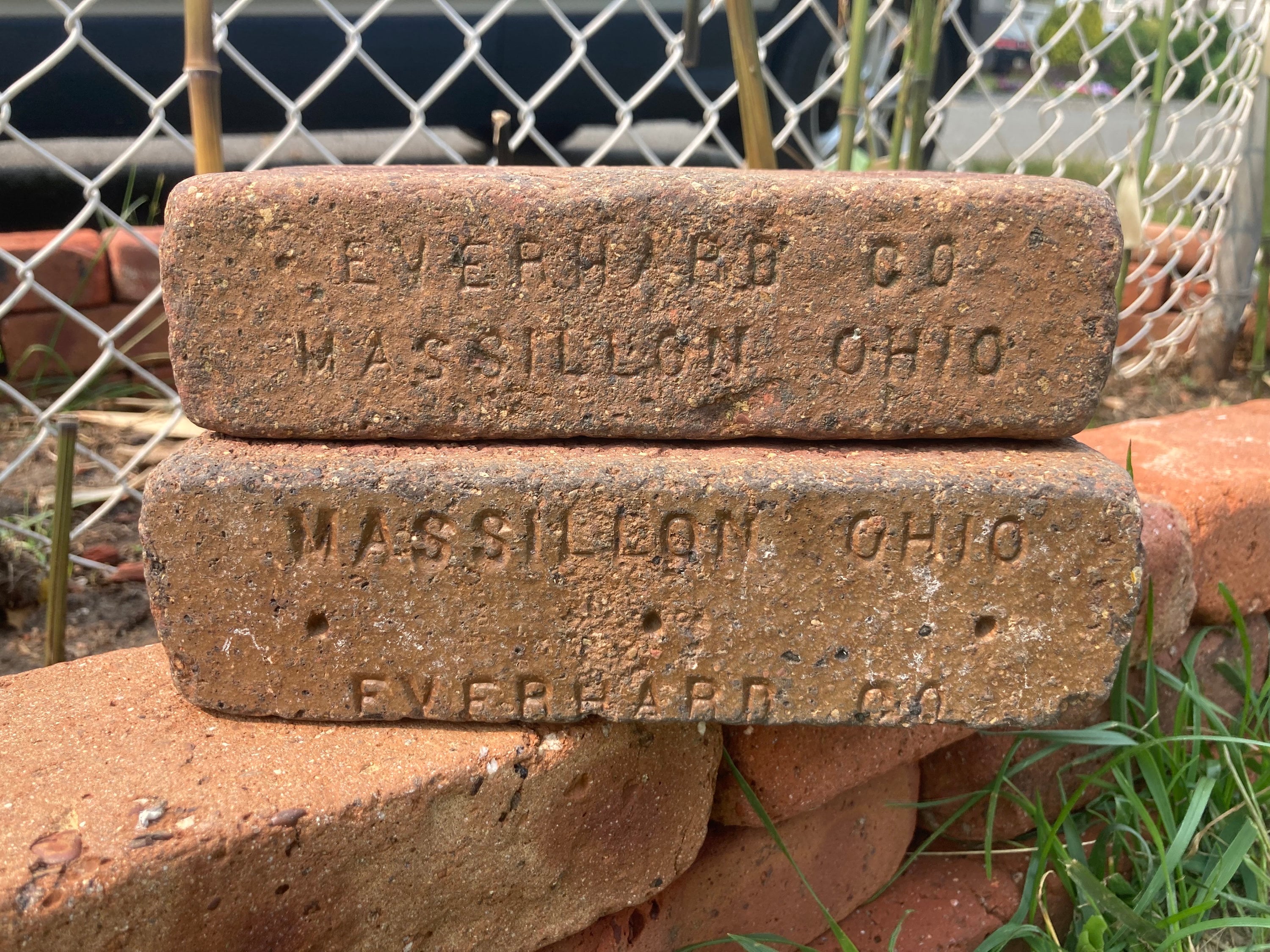 Reclaimed Brick Pavers Everhard Massillon Ohio 2 Bricks - Etsy
