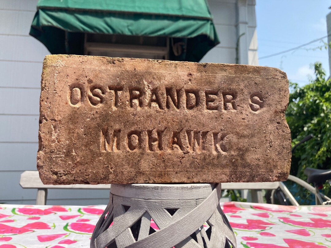 Reclaimed Brick Mohawk OSTRANDER BRICK Co. Troy NY Vintage Handmade ...