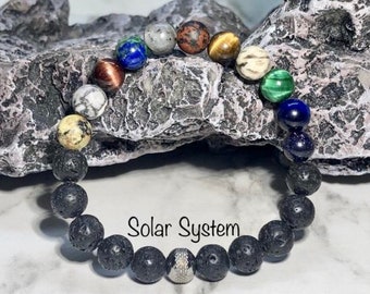 Space Geek Sci Fi Gift Solar System Bracelet Galaxy Astronomy Outer ...