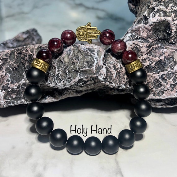 The Hand of Hamsa Bracelet Ward off Evil Hamsa Bracelet | Etsy