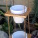 Multi Tier Rustic Wood and Rope Plant Hanger - Twine Hanging Multilevel ...