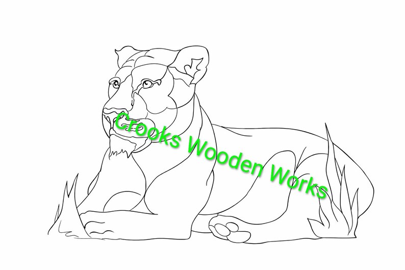 Lioness Pattern - Etsy