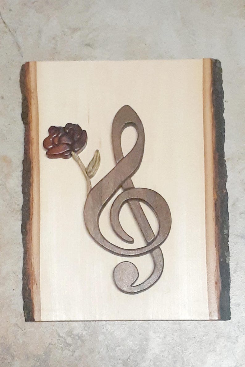 Rose Musical Note - Etsy