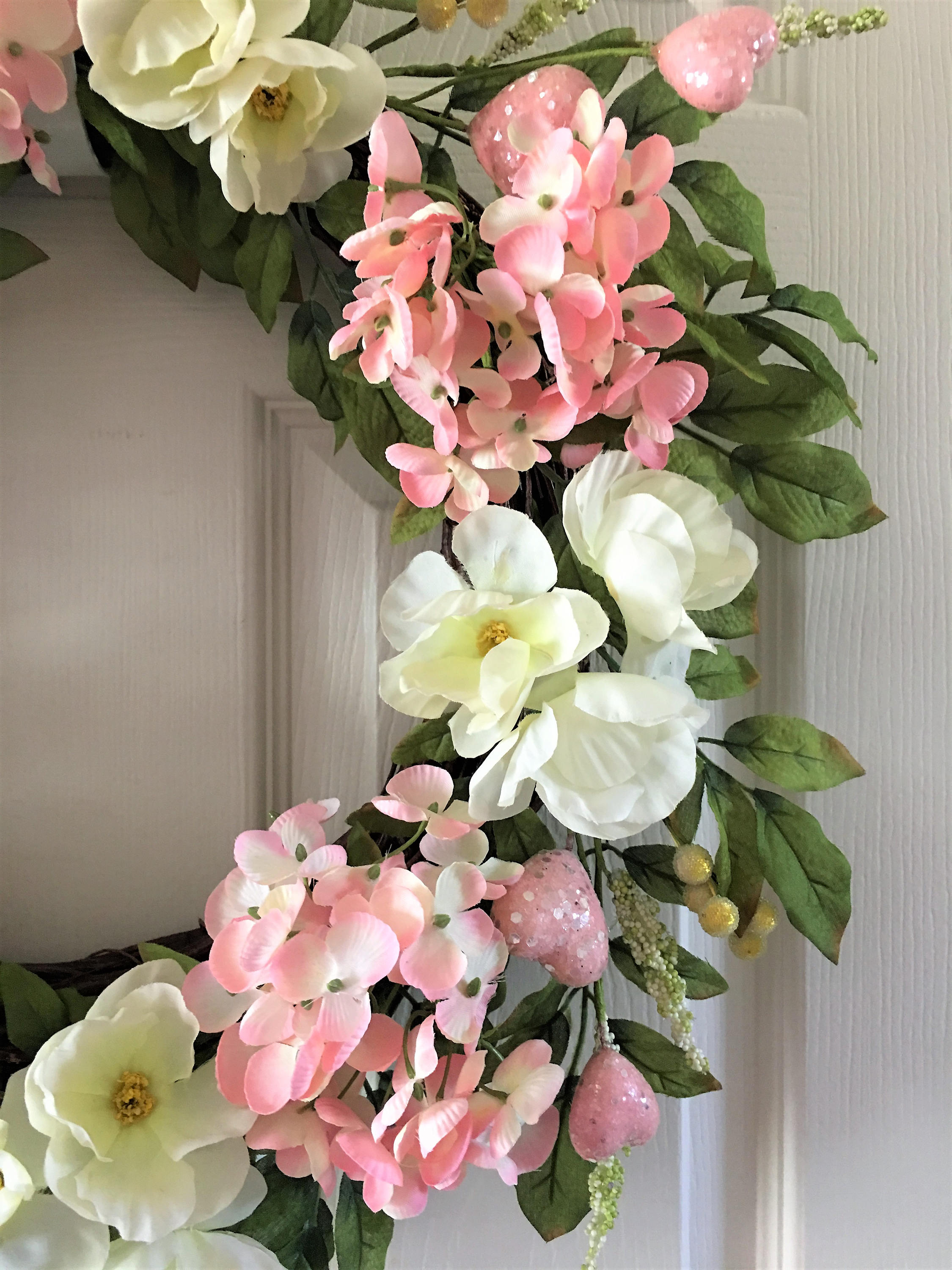 Spring Wreaths for Front Door Flower Berry Wreath Summer - Etsy