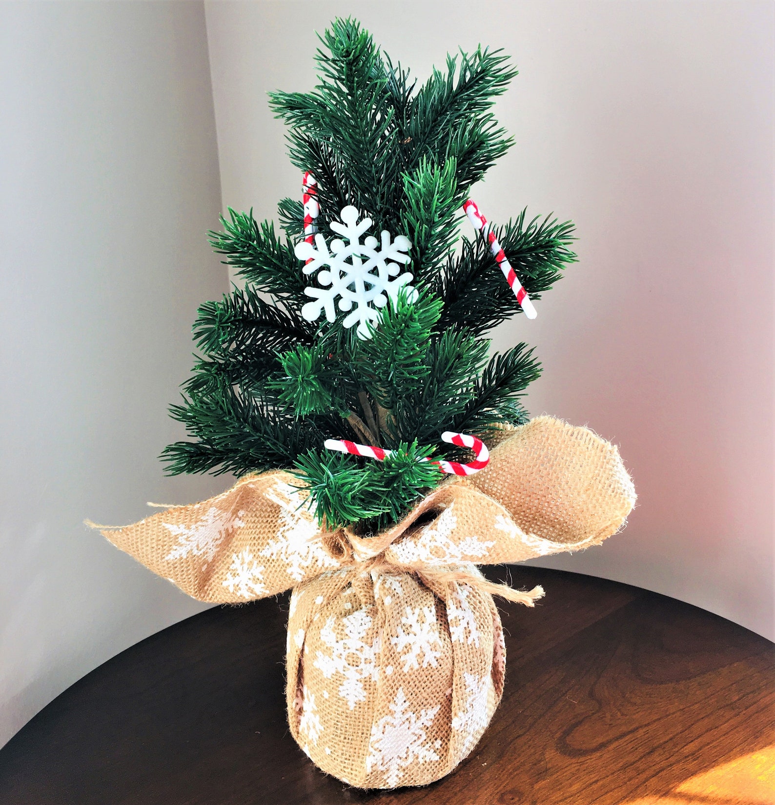 Tabletop Christmas Tree Mini Christmas Tree Table Décor - Etsy