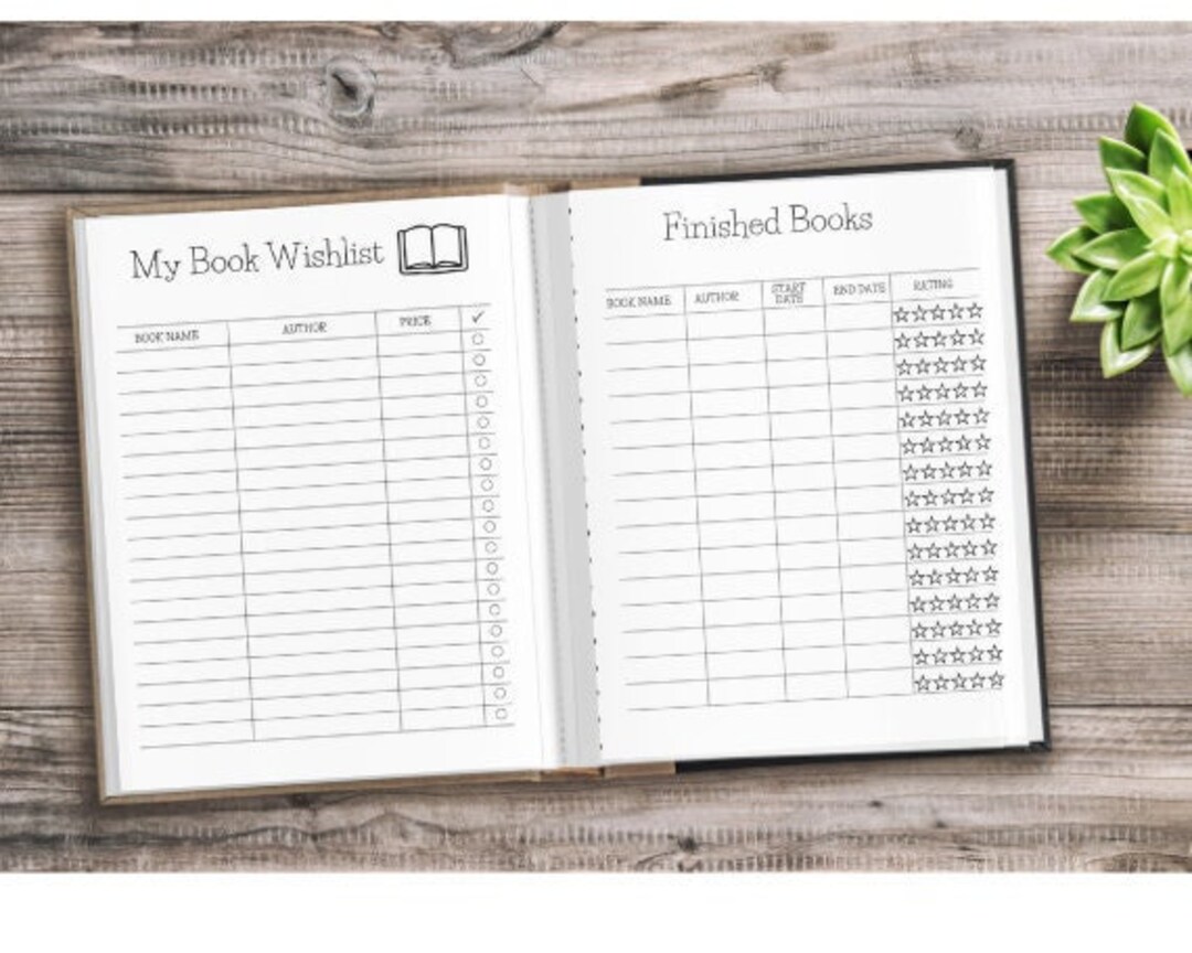 Book Reading Planner Bundle Printable, Reading Planner 2023,printable ...