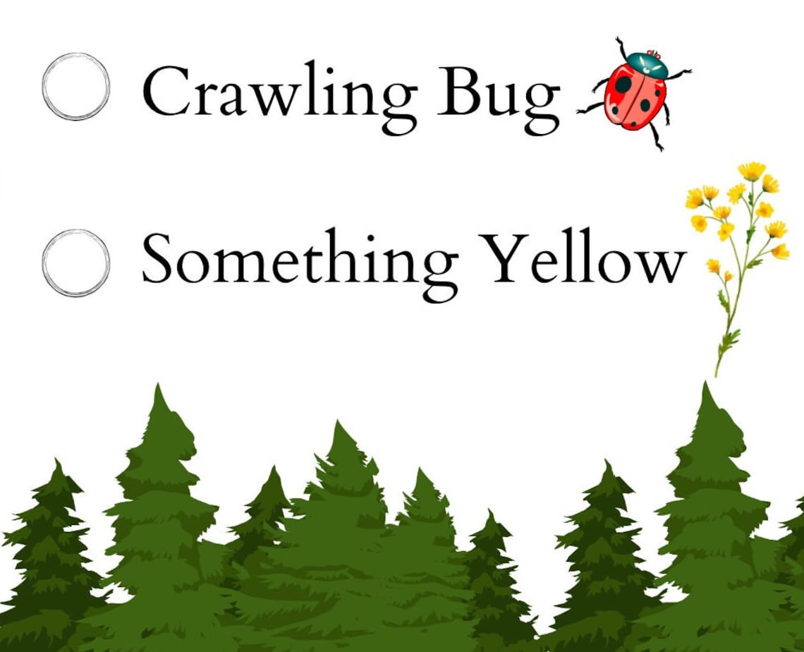 Nature Scavenger Hunt, Backyard, Outdoor, Hiking, Learning, Kids ...