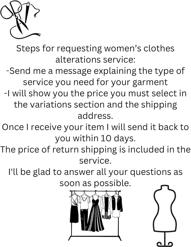 Women’s Clothing Alterations - Etsy