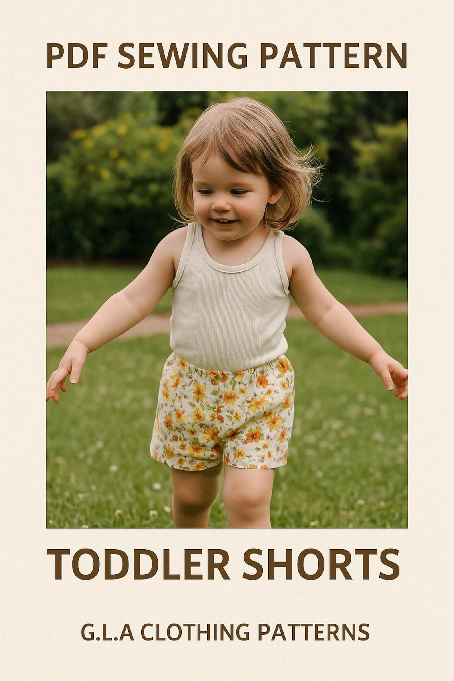 Easy Toddler Shorts Sewing Pattern: Sizes 2T-4T (PDF Download) - Etsy