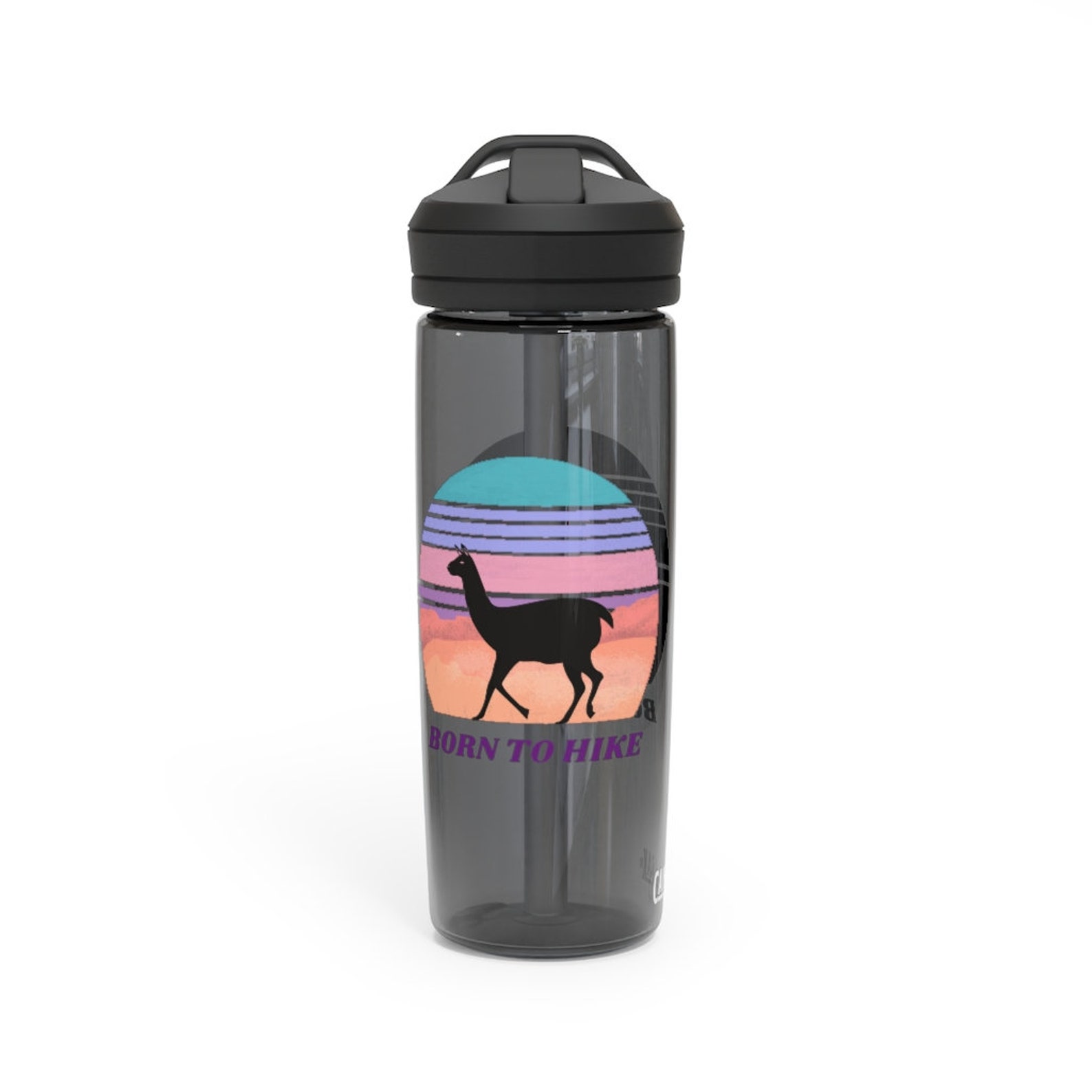 Born to Hike Llama Water Bottle 20oz25oz Llama Water - Etsy