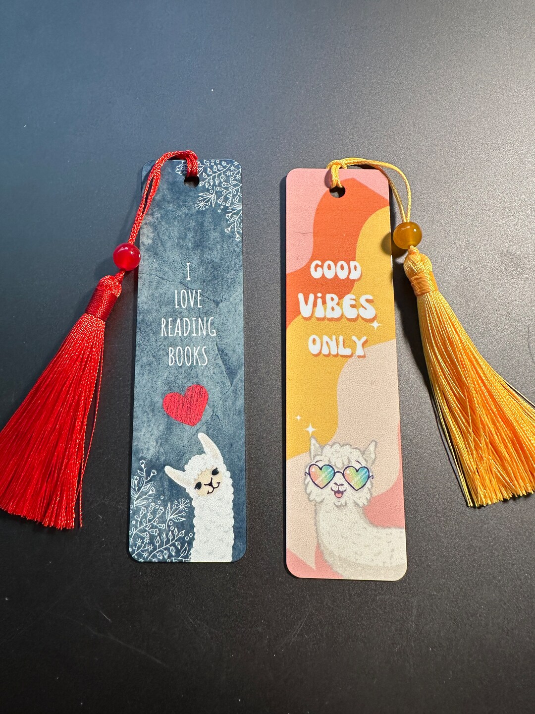 Llama Bookmark, Metal Bookmarks, Metal Llama Bookmarks With Tassel ...