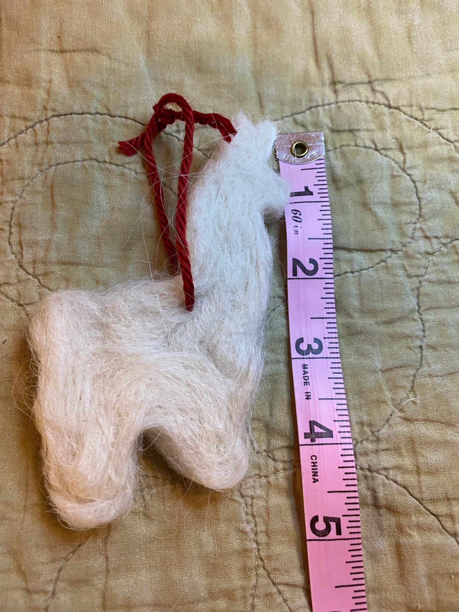Needle Felted Llama Ornament, Llama Ornaments, Llama Fiber, Handmade ...