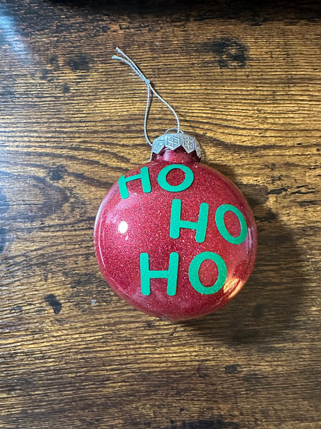 Sparkly Christmas Ornament, Red and Green Ornament, Christmas ...