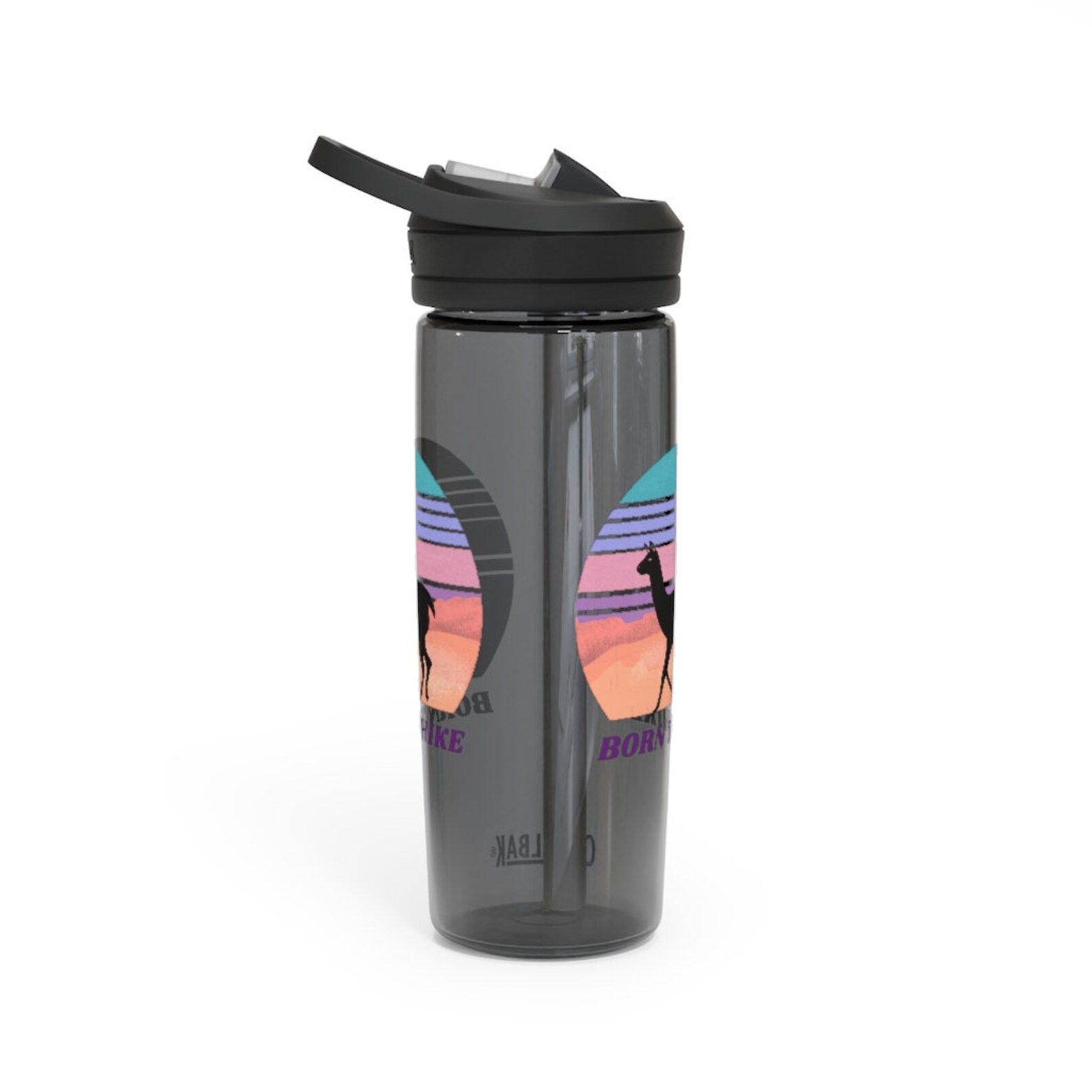 Born to Hike Llama Water Bottle 20oz25oz Llama Water - Etsy