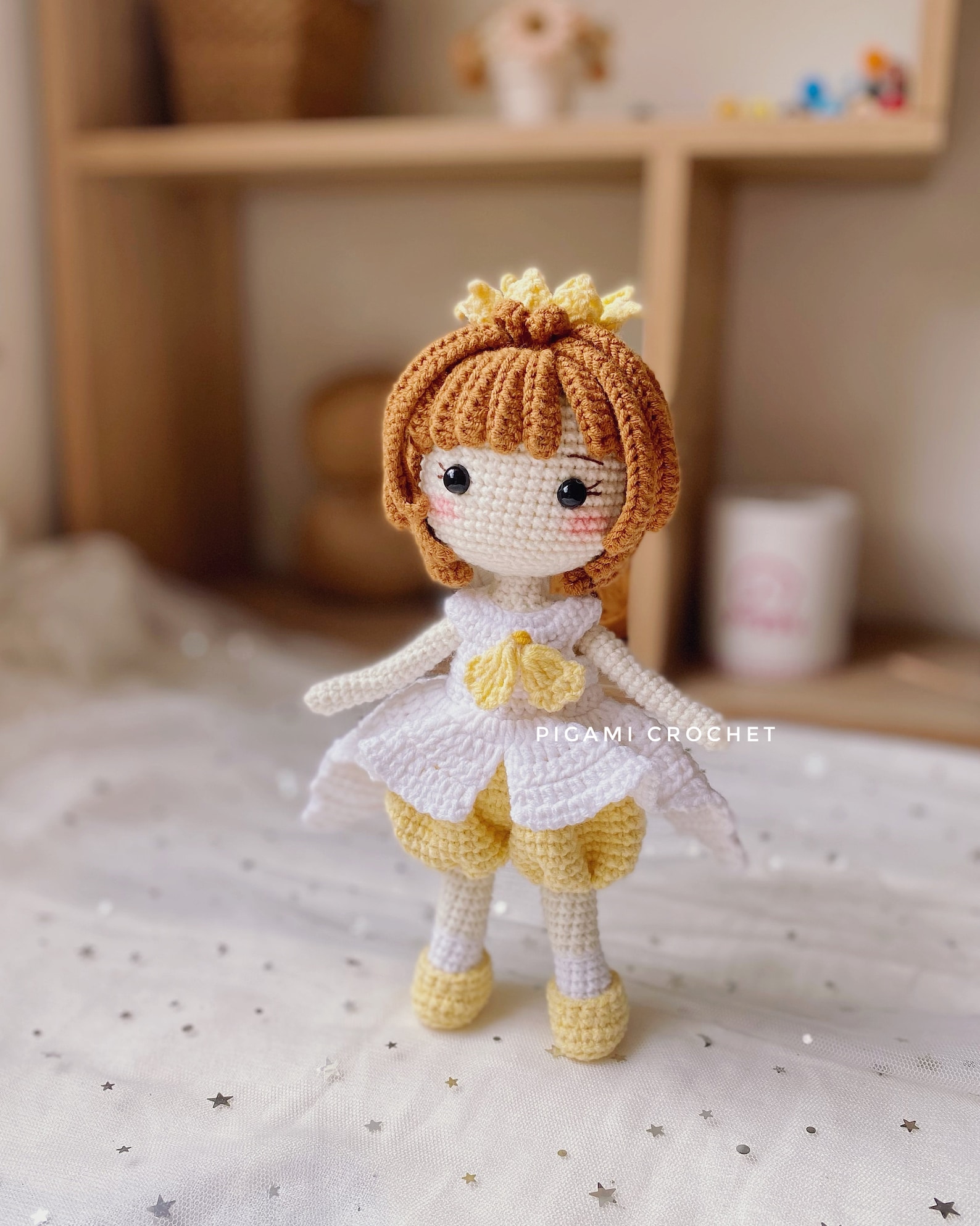 Sakura Crochet Doll Pattern Anime Amigurumi Pattern Yellow - Etsy