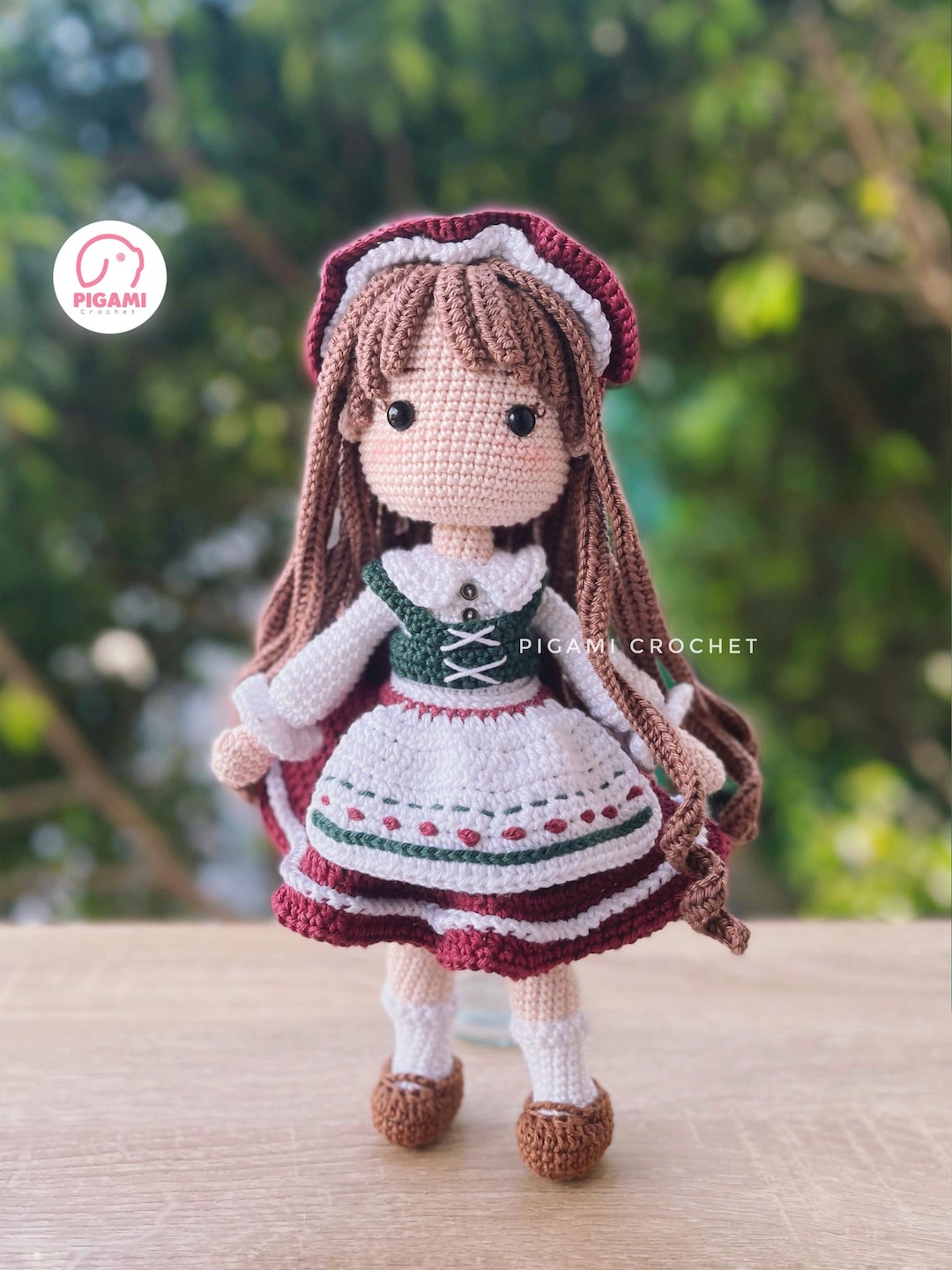 Crochet Doll Pattern, AMELIA, Mori Girl Amigurumi Pattern - Etsy