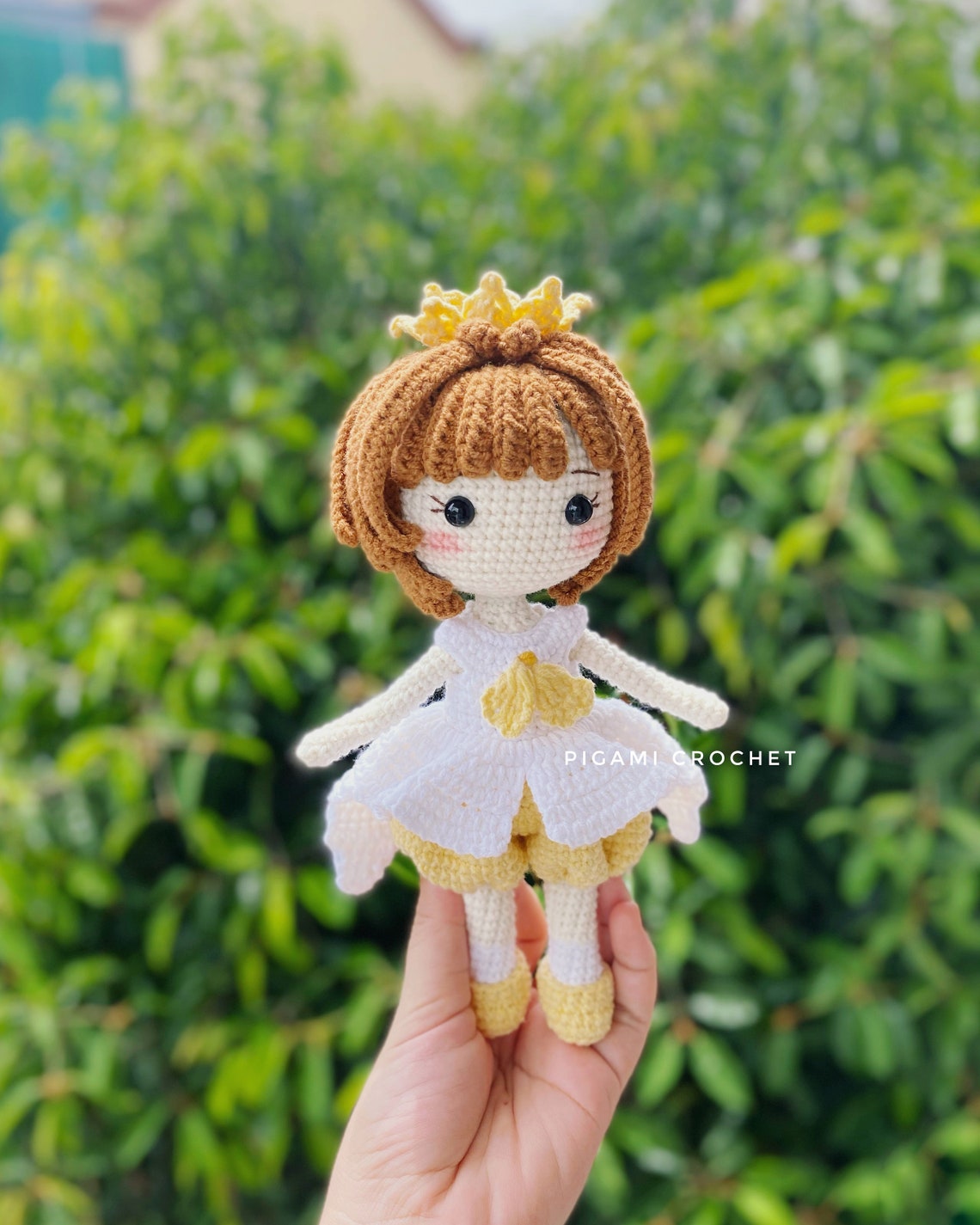 Sakura Crochet Doll Pattern Anime Amigurumi Pattern Yellow - Etsy