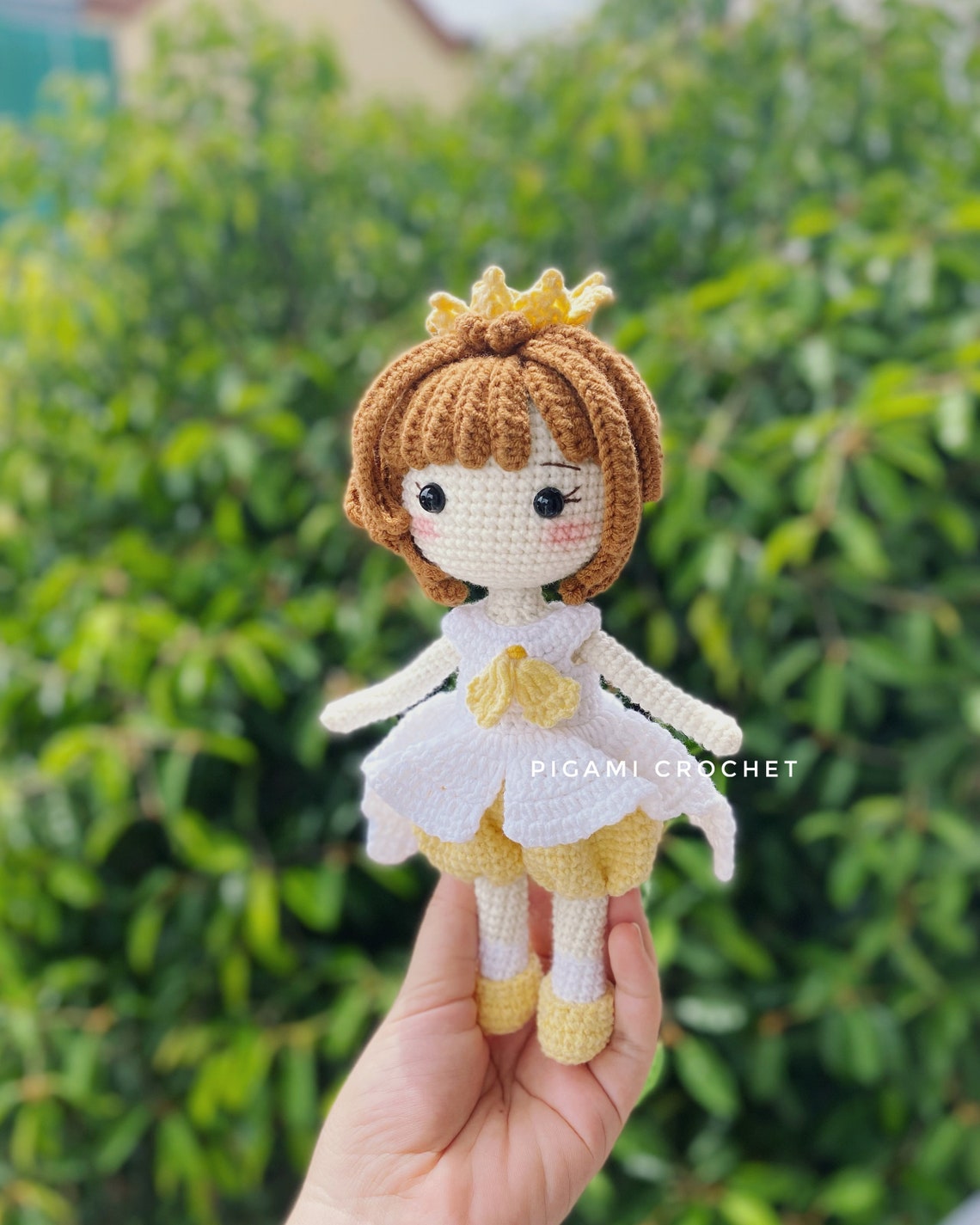 Sakura Crochet Doll Pattern Anime Amigurumi Pattern Yellow - Etsy