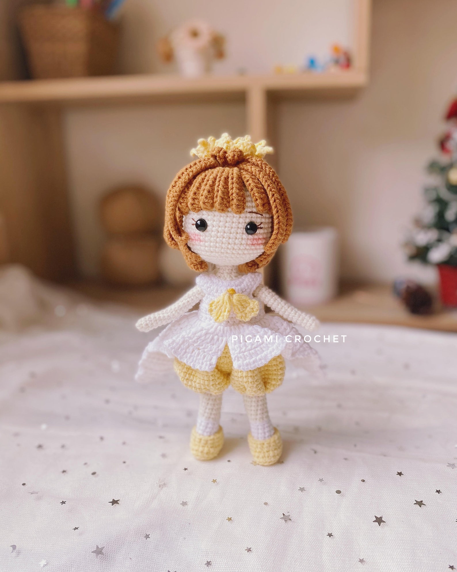 Sakura Crochet Doll Pattern Anime Amigurumi Pattern Yellow - Etsy
