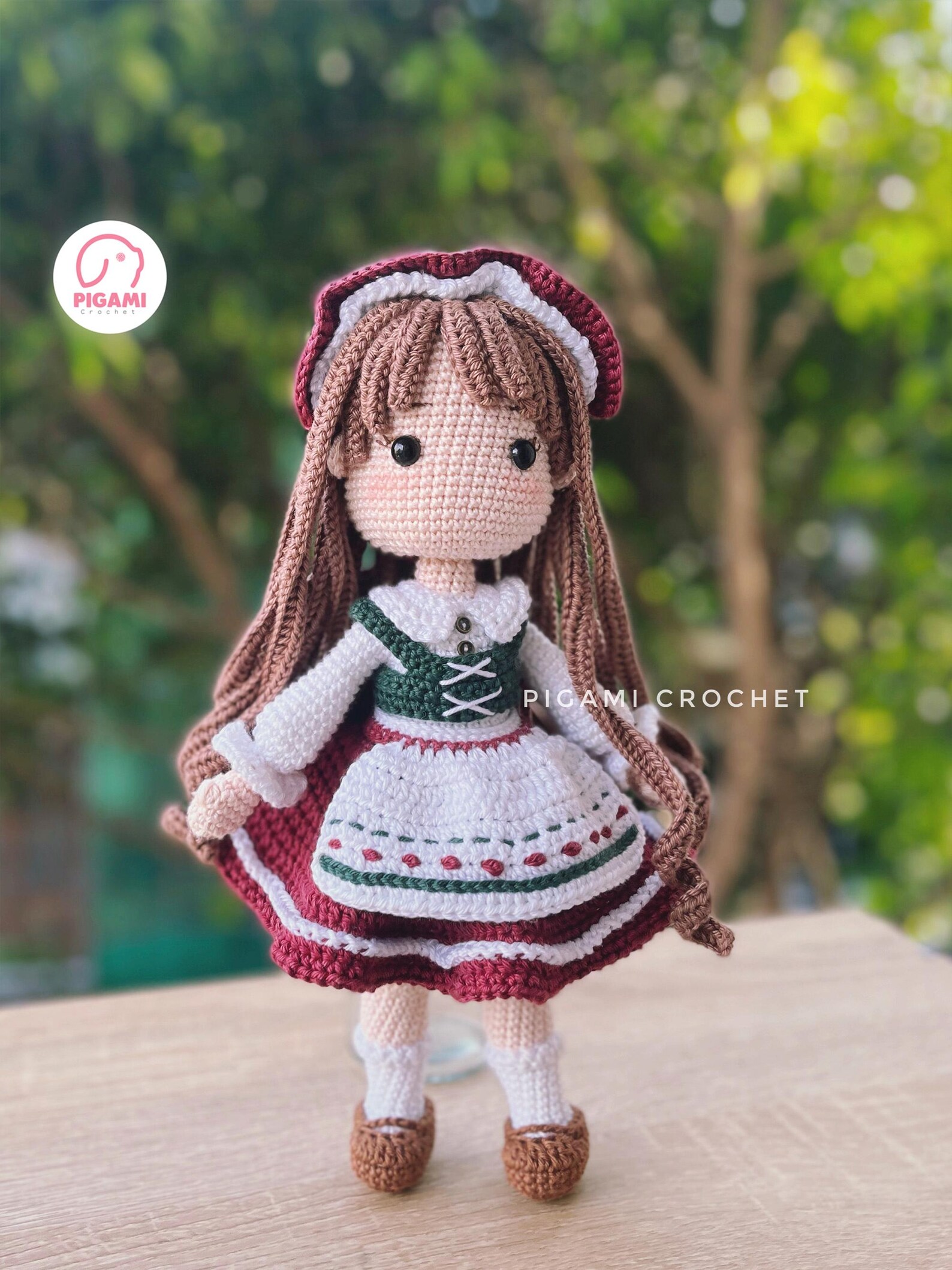 Crochet Doll Pattern, AMELIA, Mori Girl Amigurumi Pattern - Etsy