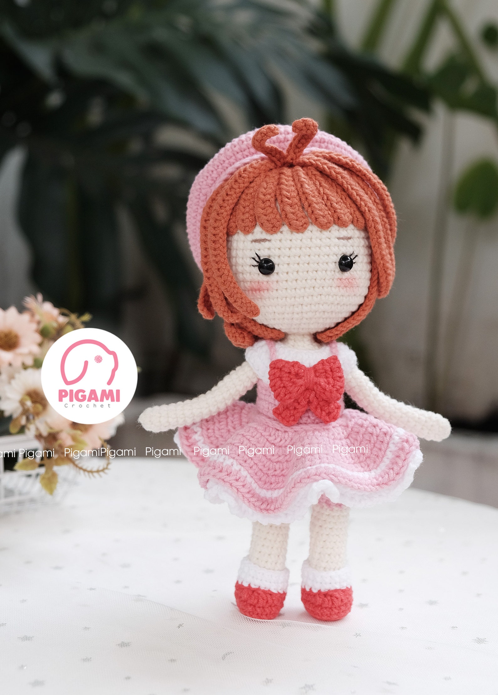 Crochet Doll Pattern for Sakura Anime Amigurumi Pattern | Etsy