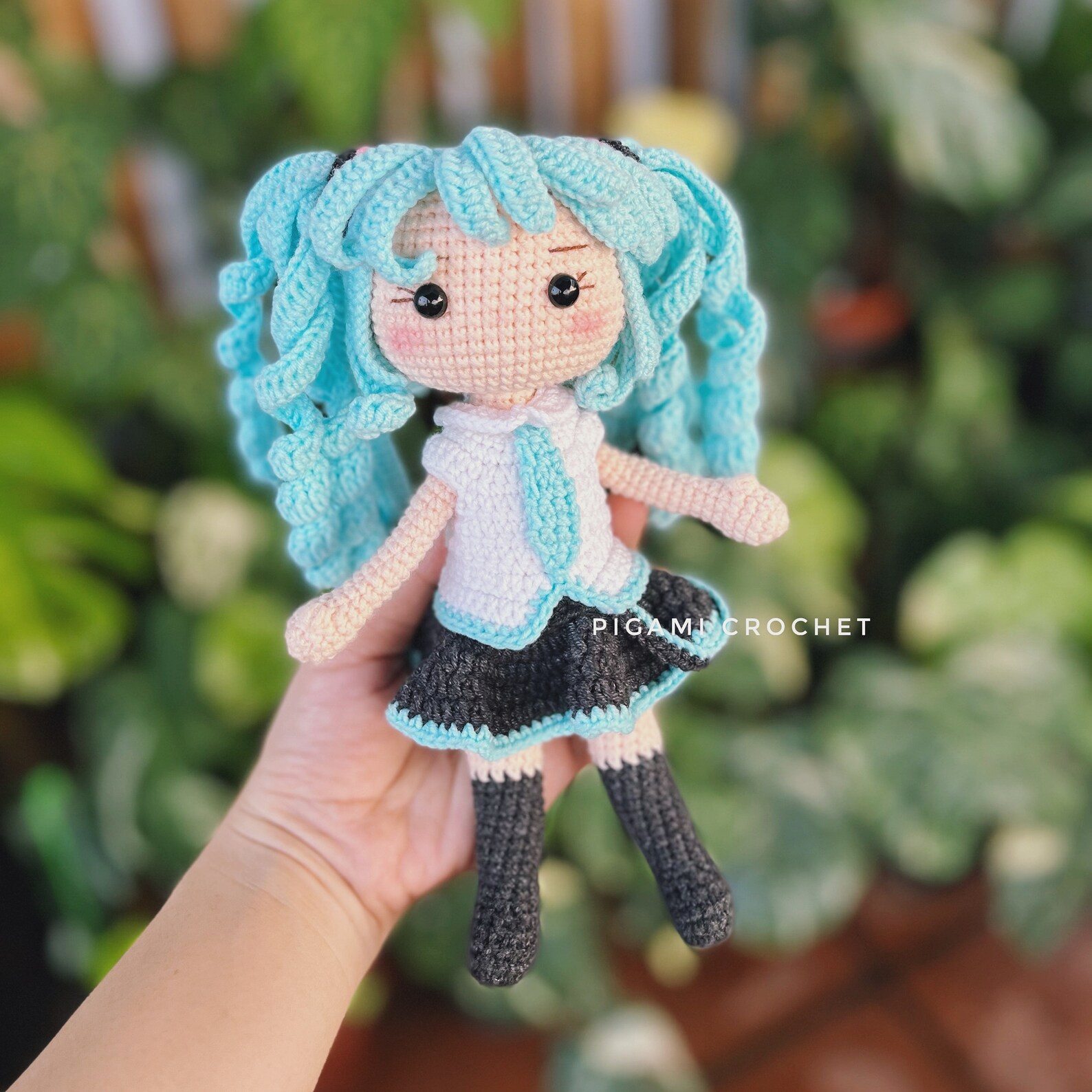 Crochet Doll Pattern, Miku Hatsu, Amigurumi Pattern Anime - Etsy
