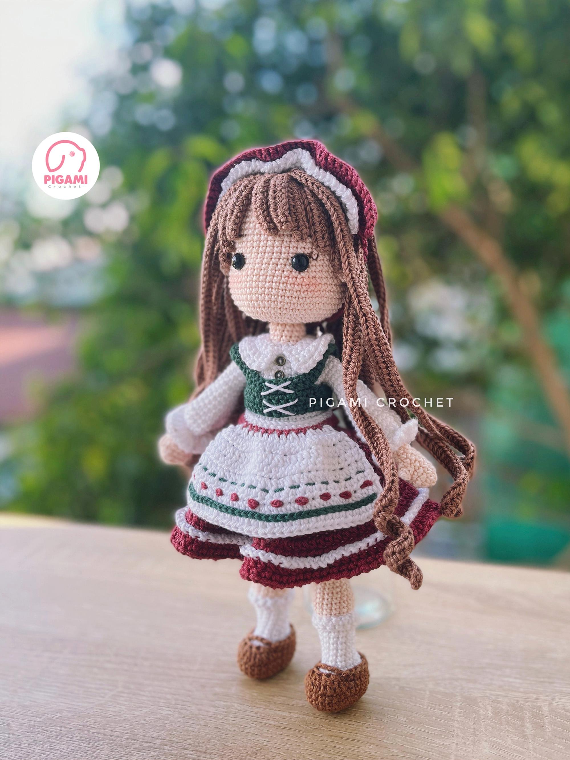 Crochet Doll Pattern, AMELIA, Mori Girl Amigurumi Pattern - Etsy