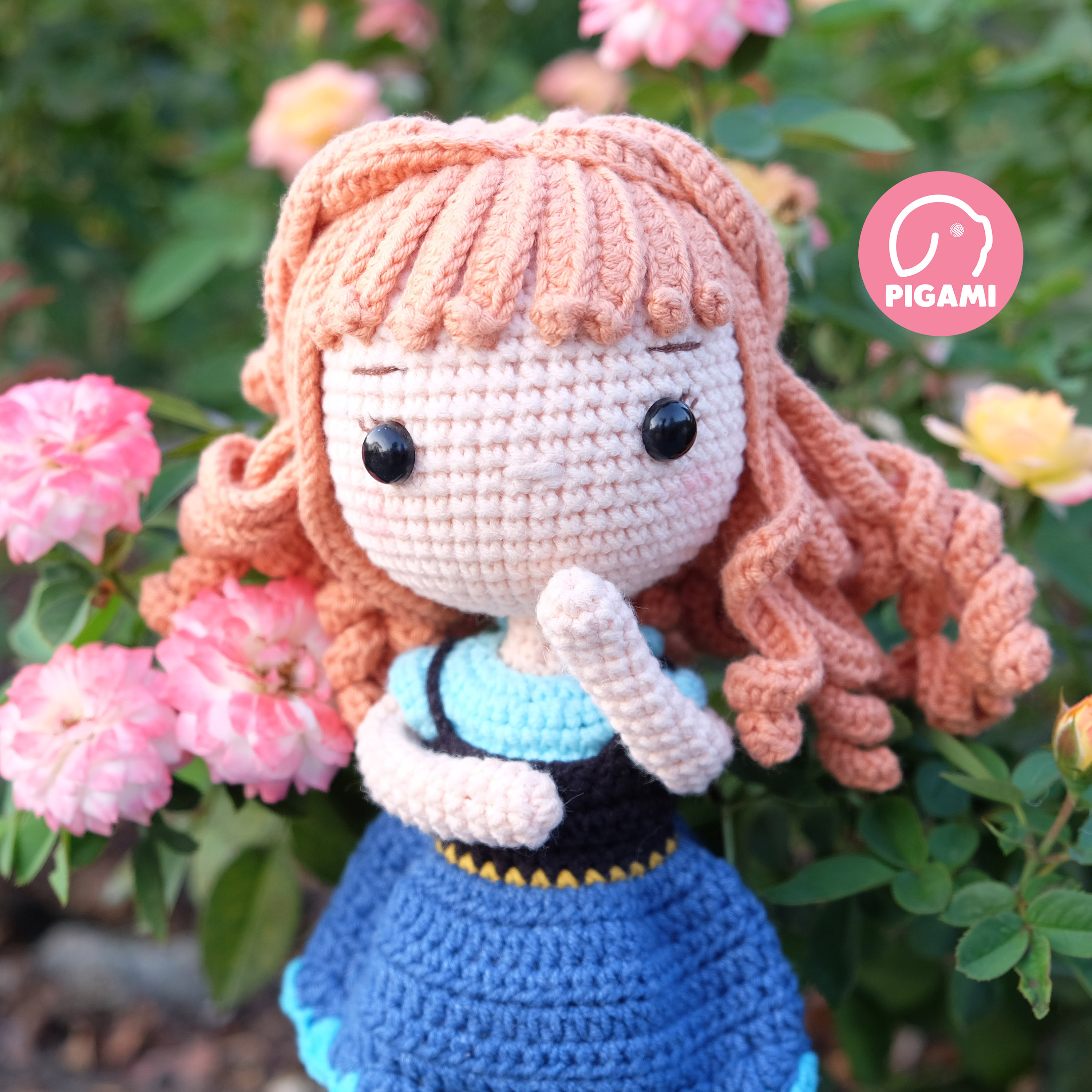 Winter princess Amigurumi Pattern Crochet Pattern_Pigami | Etsy