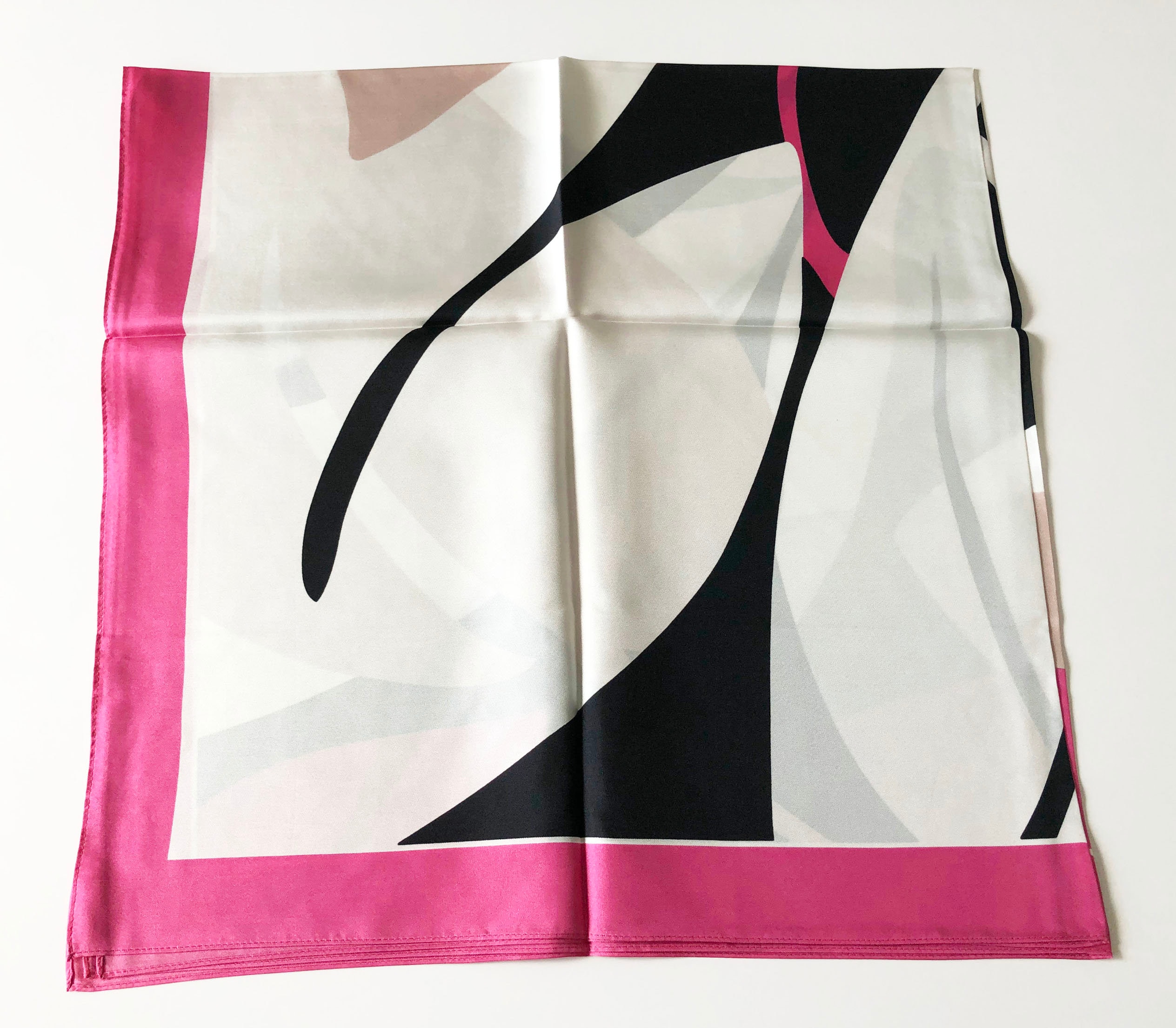 Italian 100% Pure Silk Twill 90cm Large Square Women Scarves | Etsy