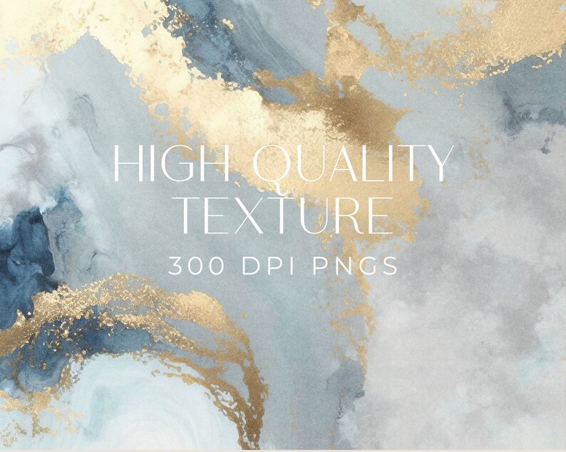 Blue and Gold Abstract Texture Clipart, Jpeg, Commercial Use, Light ...