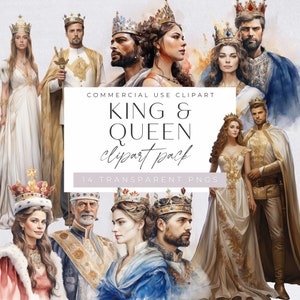 Kings and Queens Clipart, Royal Vintage Clip Art, Victorian Prince ...