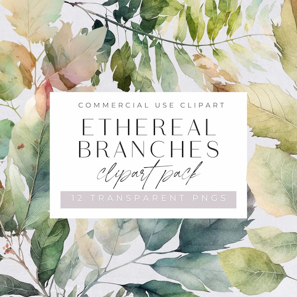 Botanical Clip Art - Etsy