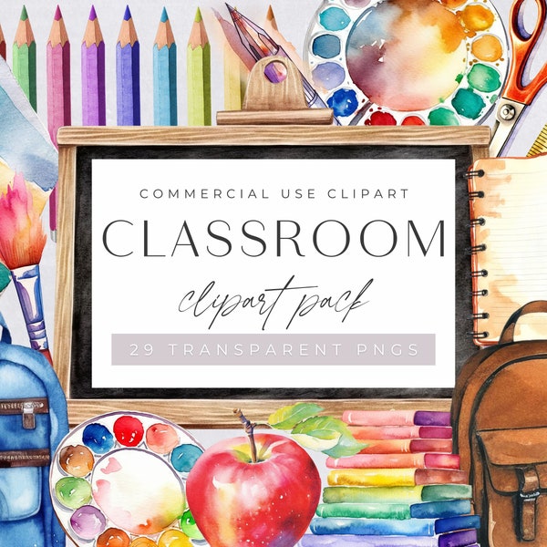 School Clipart - Etsy