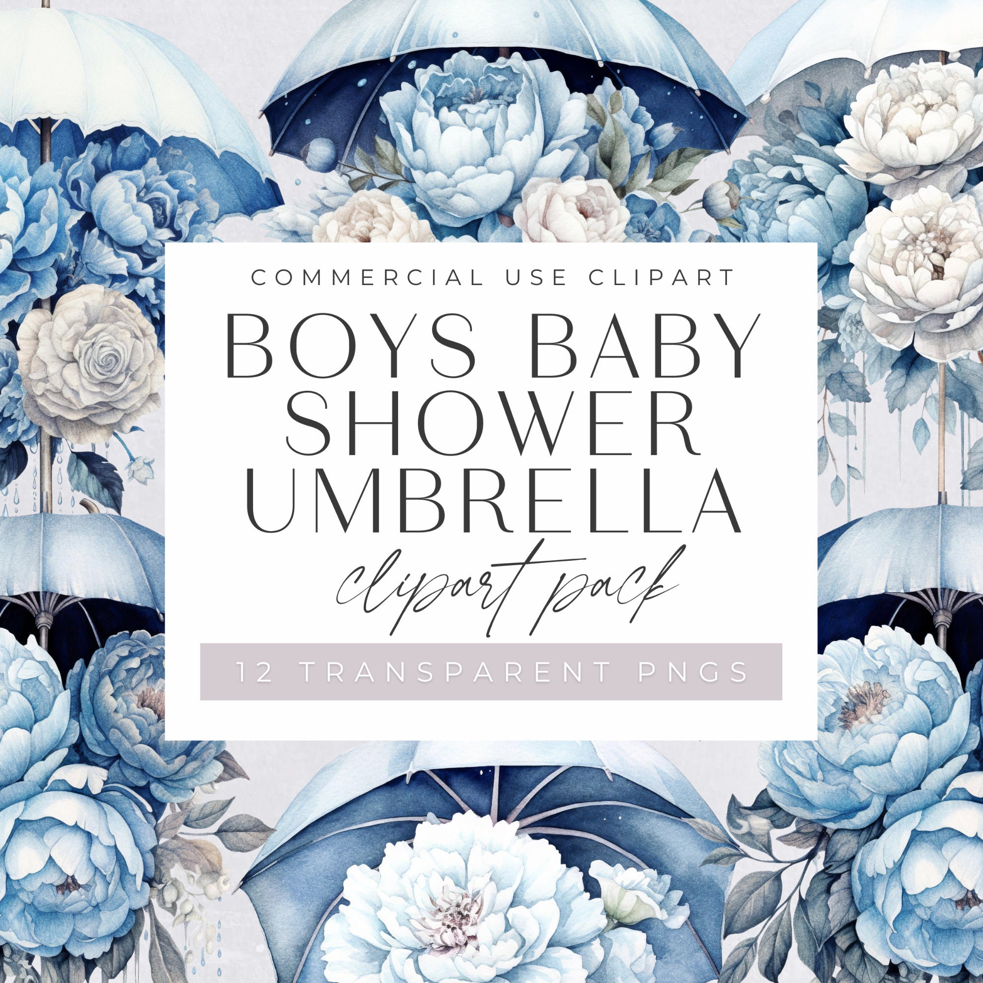 Baby Shower Watercolor Boy Clipart, Black Baby, Its a Boy Clip Art ...