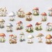 Watercolor Toadstools Png Clipart, Magical Enchanted Forest Mushrooms ...