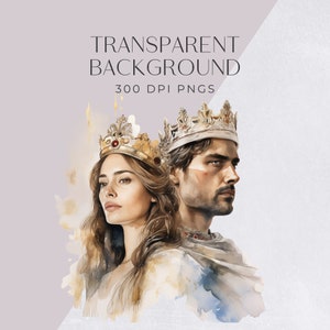 Kings and Queens Clipart, Royal Vintage Clip Art, Victorian Prince ...