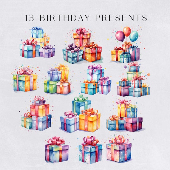 Birthday Present Clipart