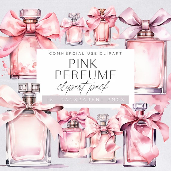 Ponte Perfume Clipart Perfume Bottles Clip Art Etsy UK