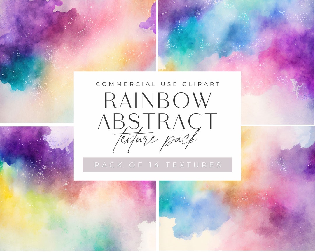 Rainbow Abstract Texture Clipart, Alcohol Ink Png, Transparent Colorful ...