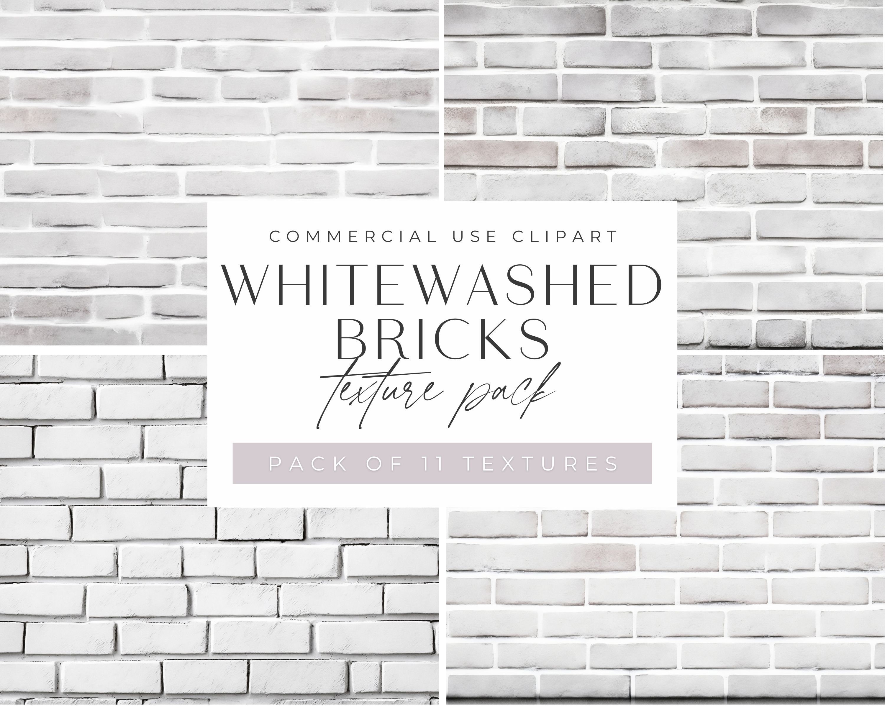 Whitewashed Brick Texture